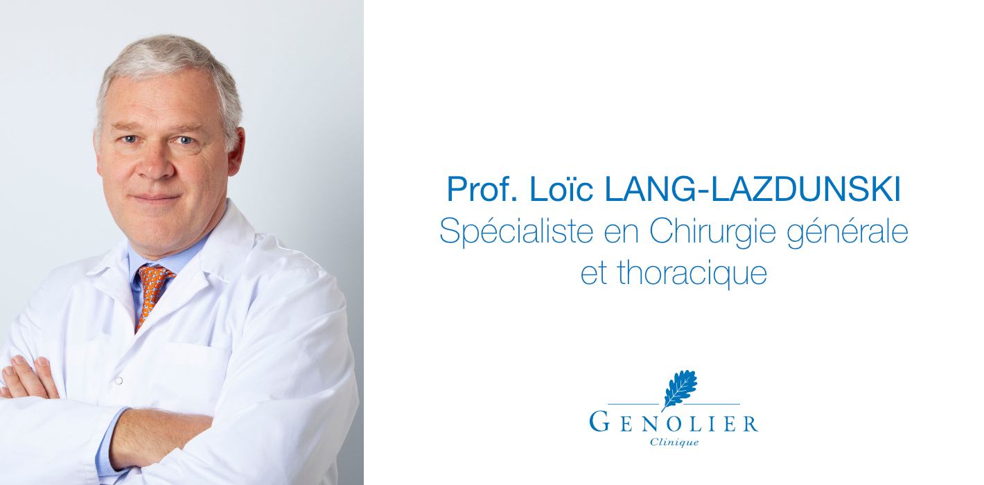 Welcome to Professor Loïc Lang-Lazdunski | Swiss Medical Network