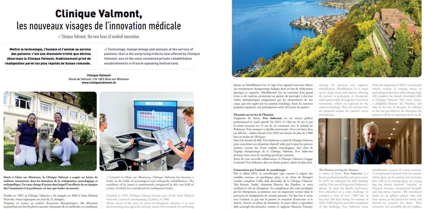 Clinique Valmont, les nouveaux visages de l’innovation médicale | Swiss ...